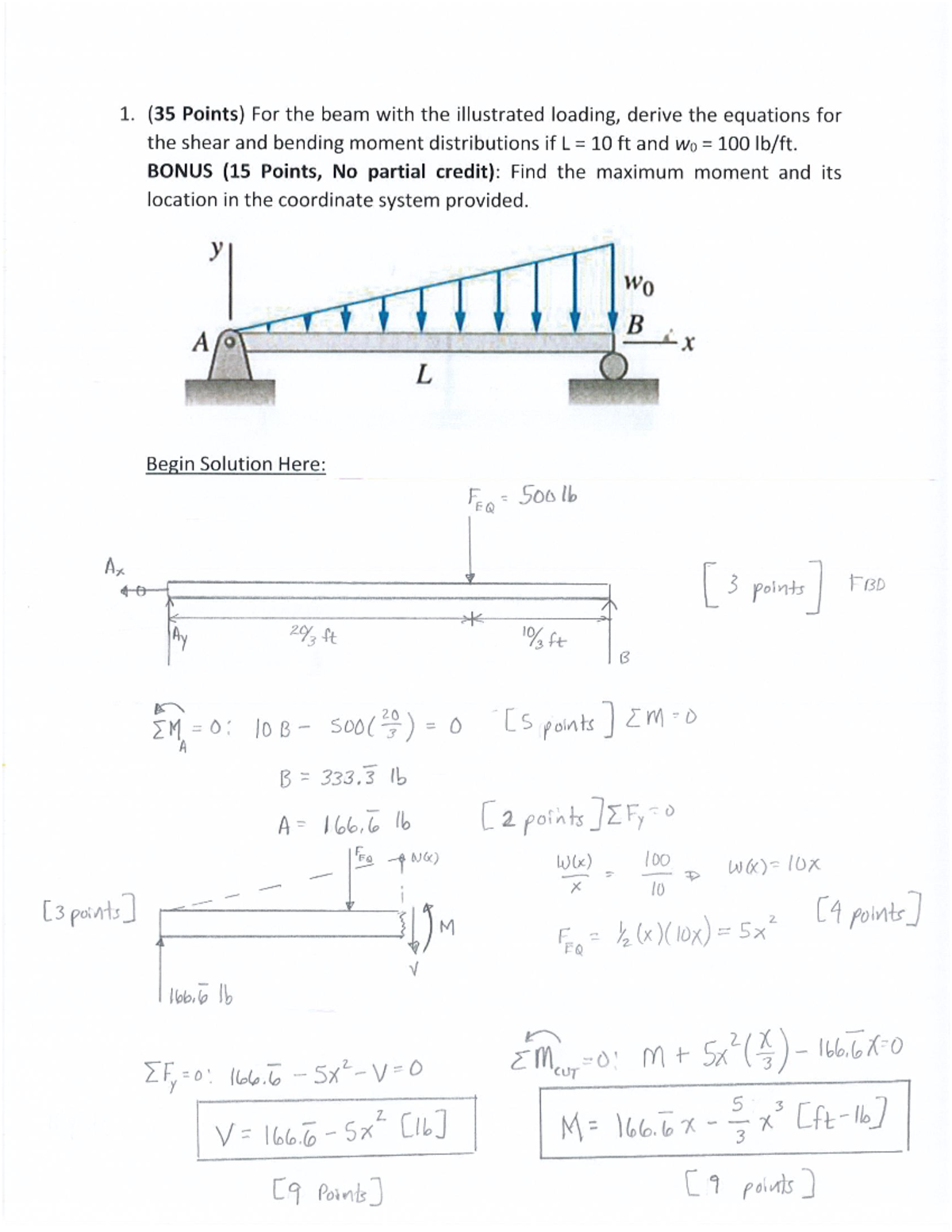 Exam 3A Solution - Exam 3 SP2023. Great practice - EM 3213 - Studocu