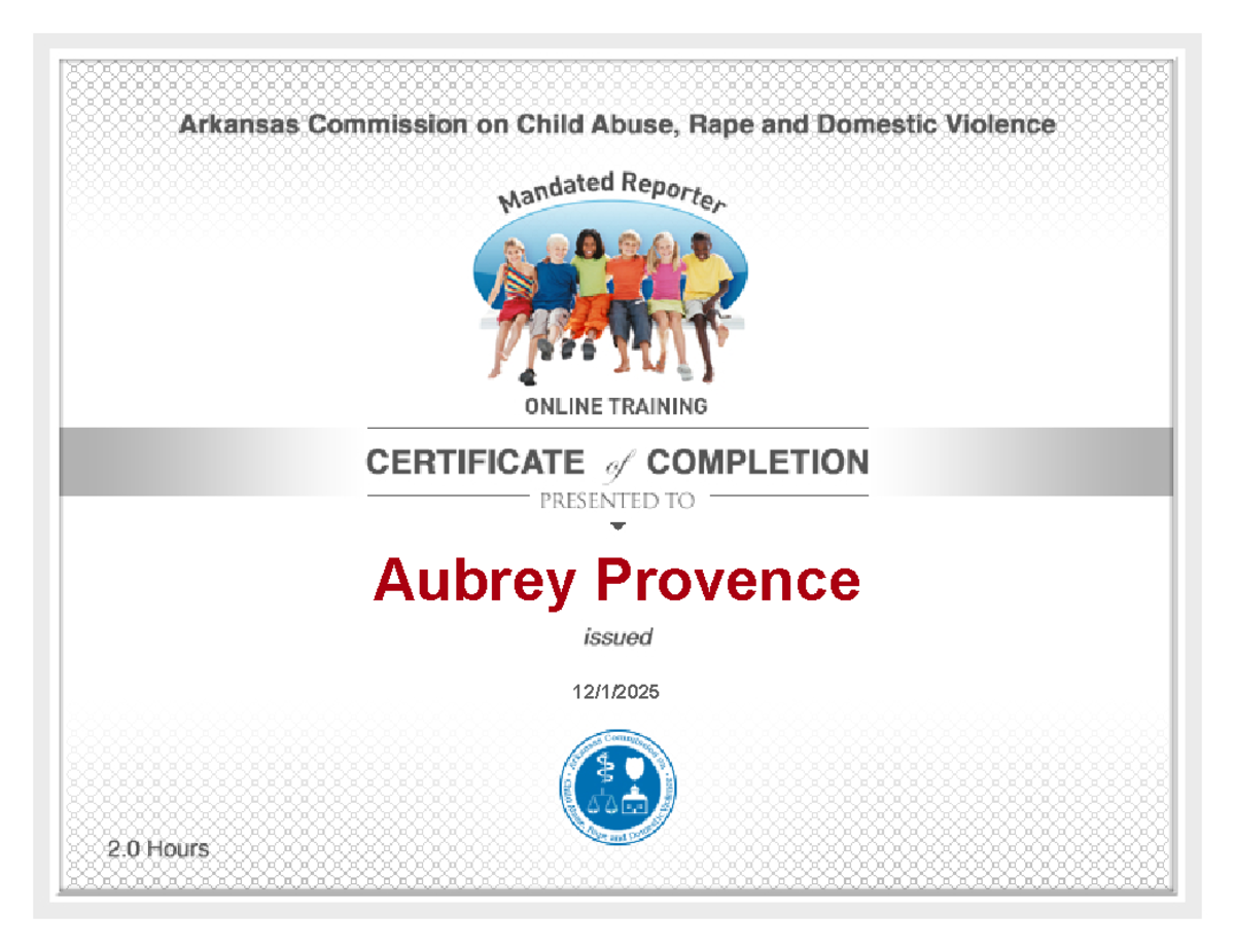 ILMR-Certificate - To show how to do it - LIB 380 - Arkansas Commission ...