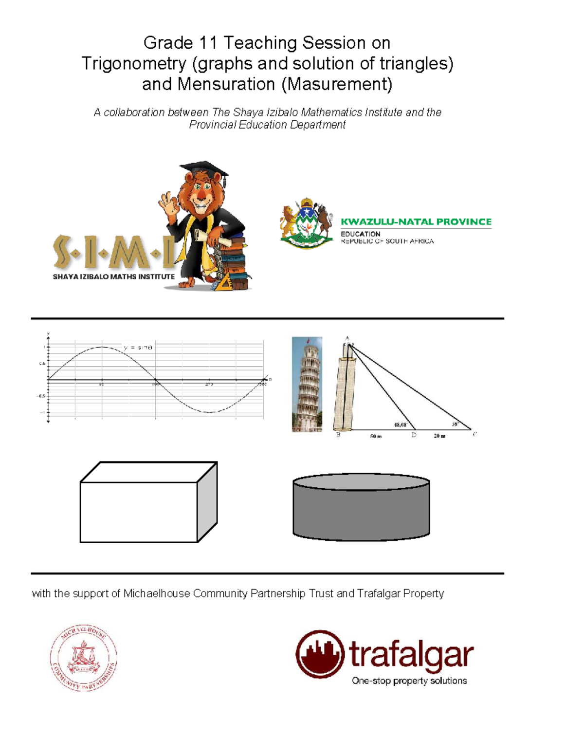 Grade 11 Trigonometry & Mensuration Teaching Session Notes - Studocu