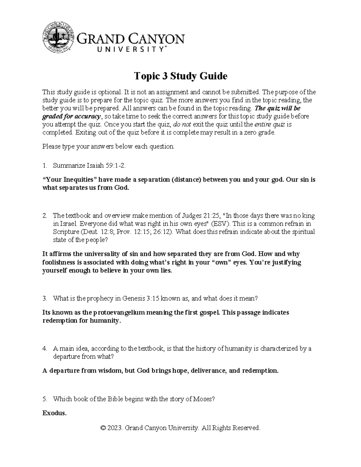 Topic 3 Study Guide for CWV Quiz Preparation - Studocu