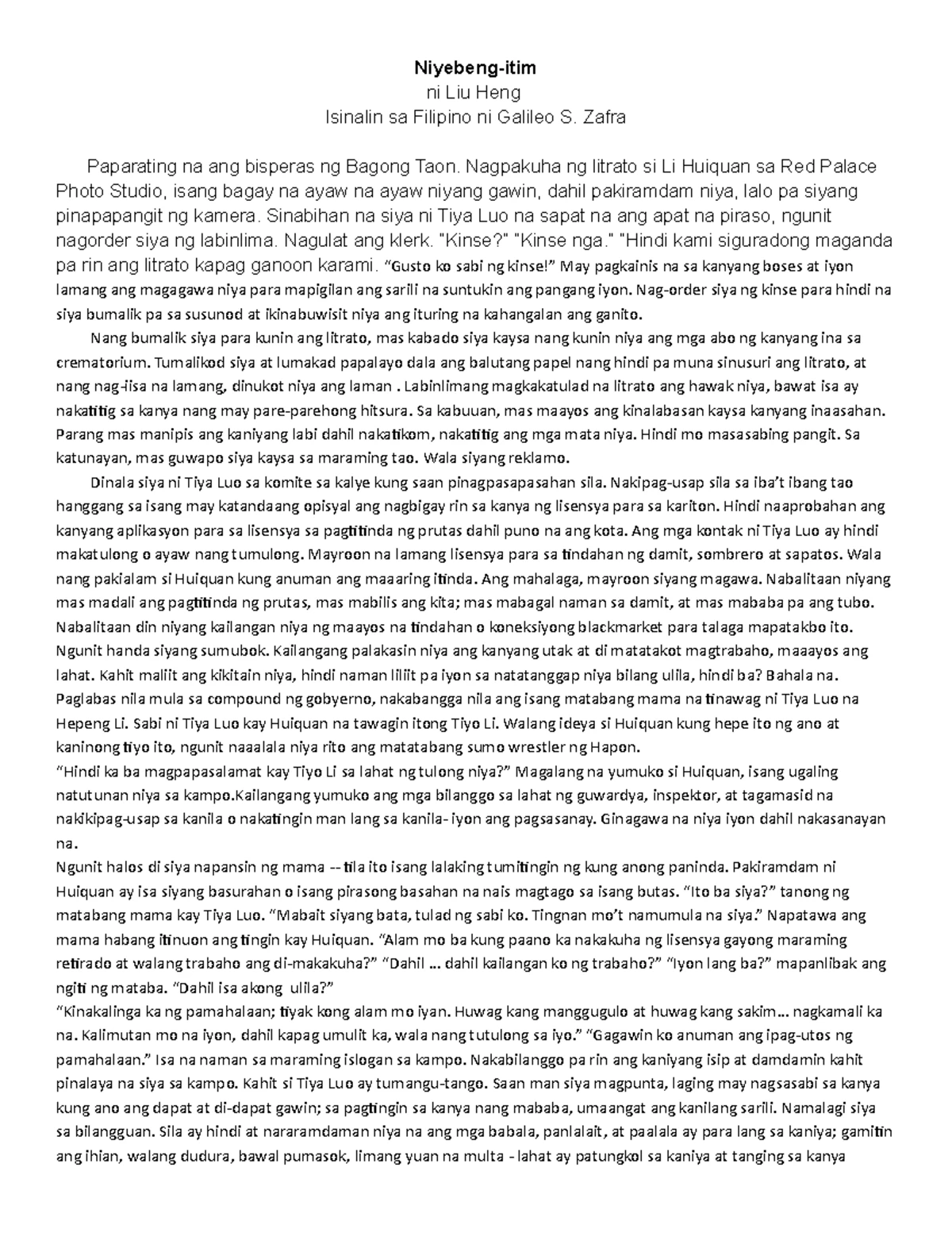 Matching-TYPE Tests - ED 12 - Assessment of Learning - MODULE 4 LESSON ...