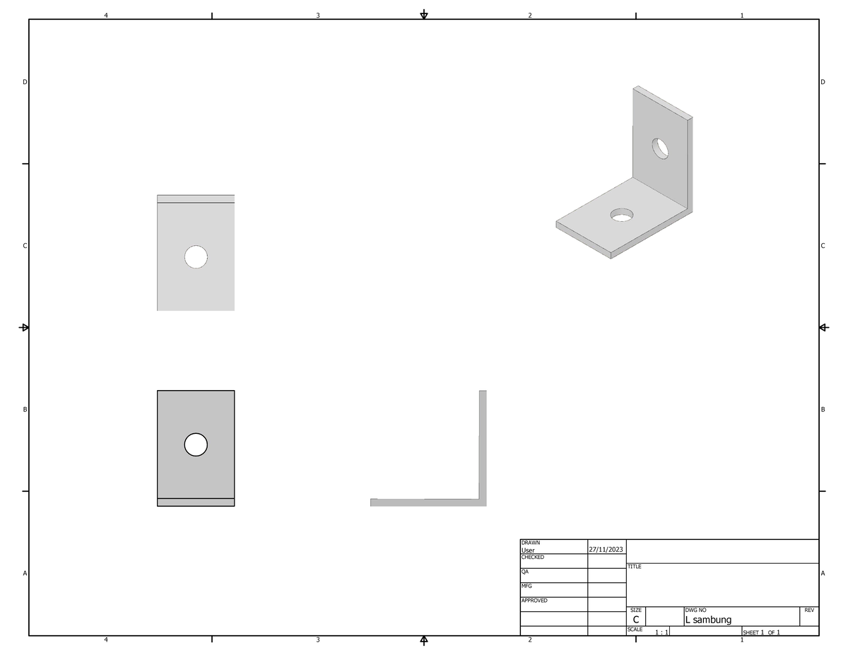 L sambung - sample - bussines application - 1 1 2 2 3 3 4 AB 4 AB CD DC ...