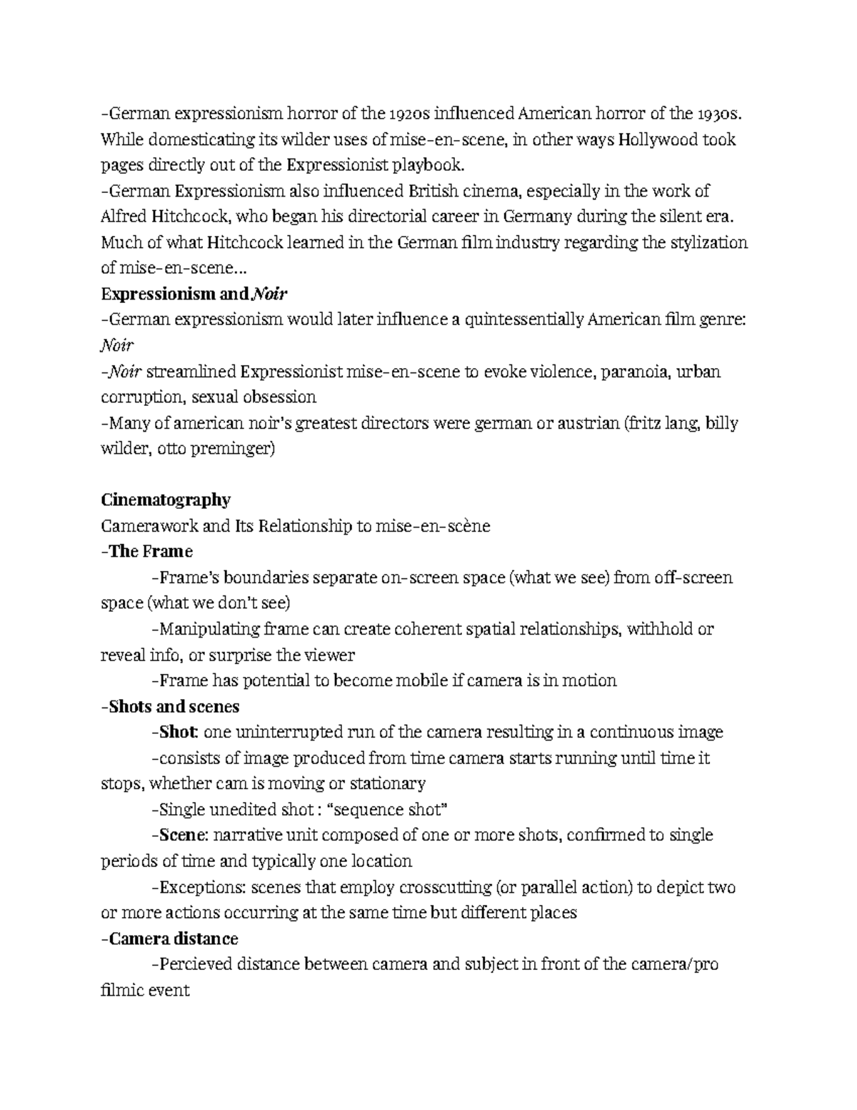 CIN 101: Cinematography Techniques - Camera Distance & Framing Analysis ...