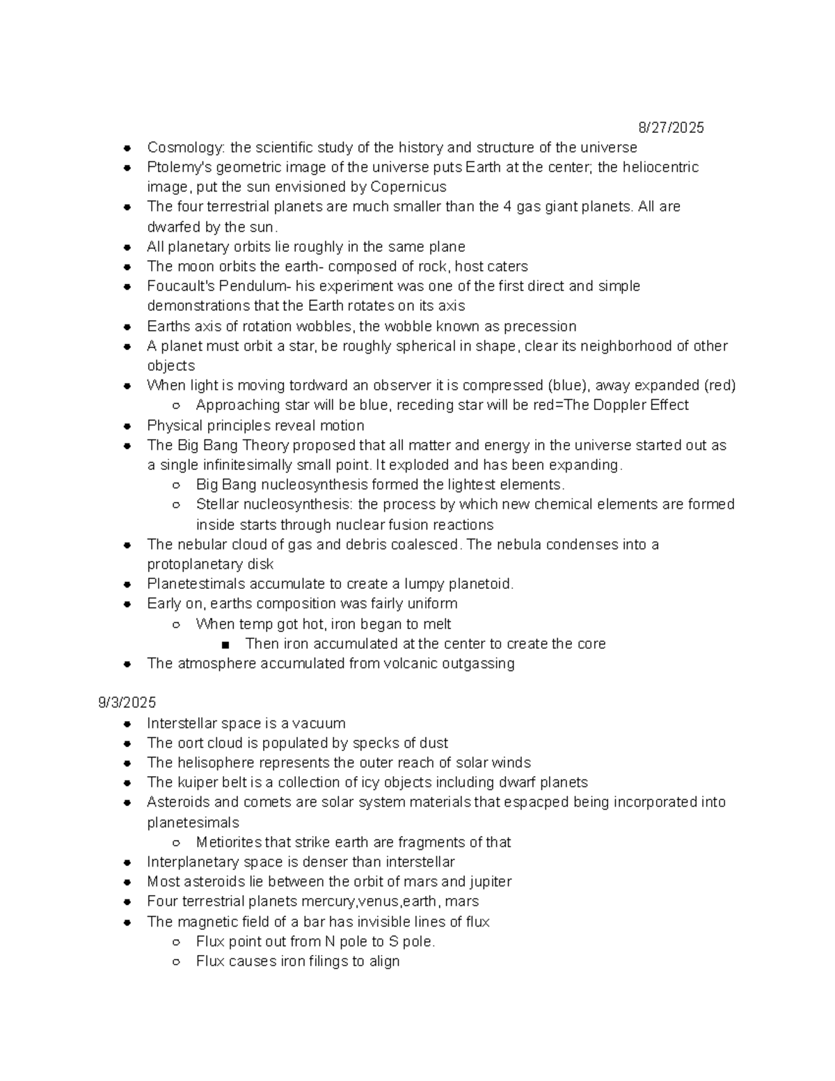 Geological Processes and Features: Overview of Earth's Structure and ...