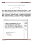 Analysis & Design of Algorithms - BCS401 - VTU - Studocu