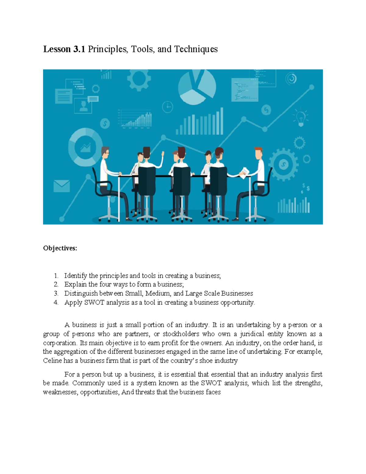 Lesson 3.1- Principles Tools and Techniques - Lesson 3 Principles ...