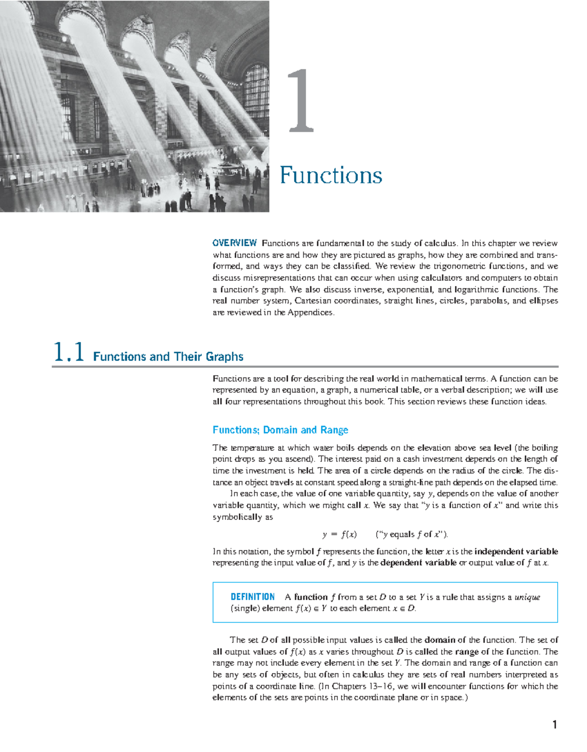 Lecture 1 Functions and their types - 1 ####### OVERVIEW Functions are ...