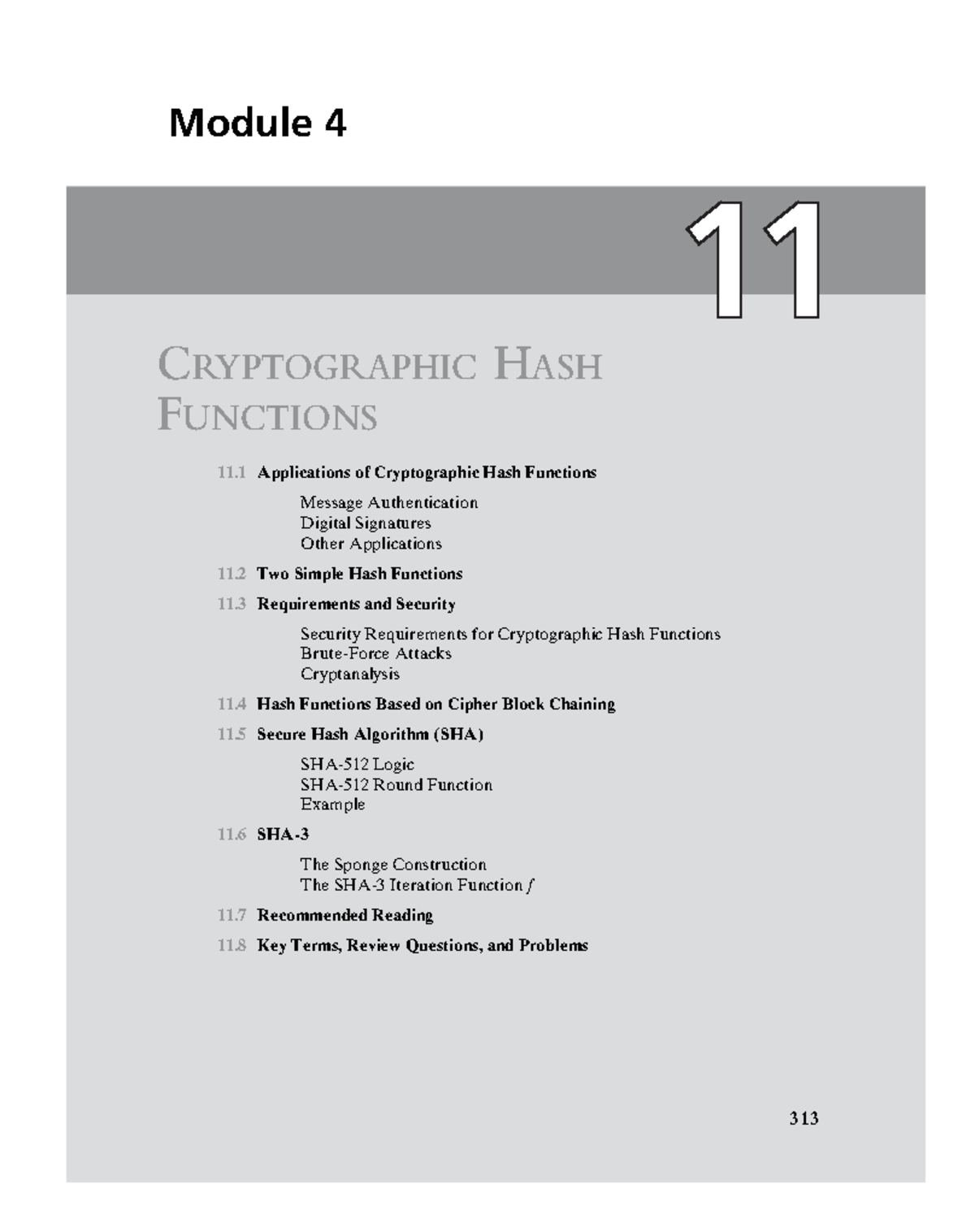 Module 4 DS - Cryptographic Hash Functions Overview and Applications ...