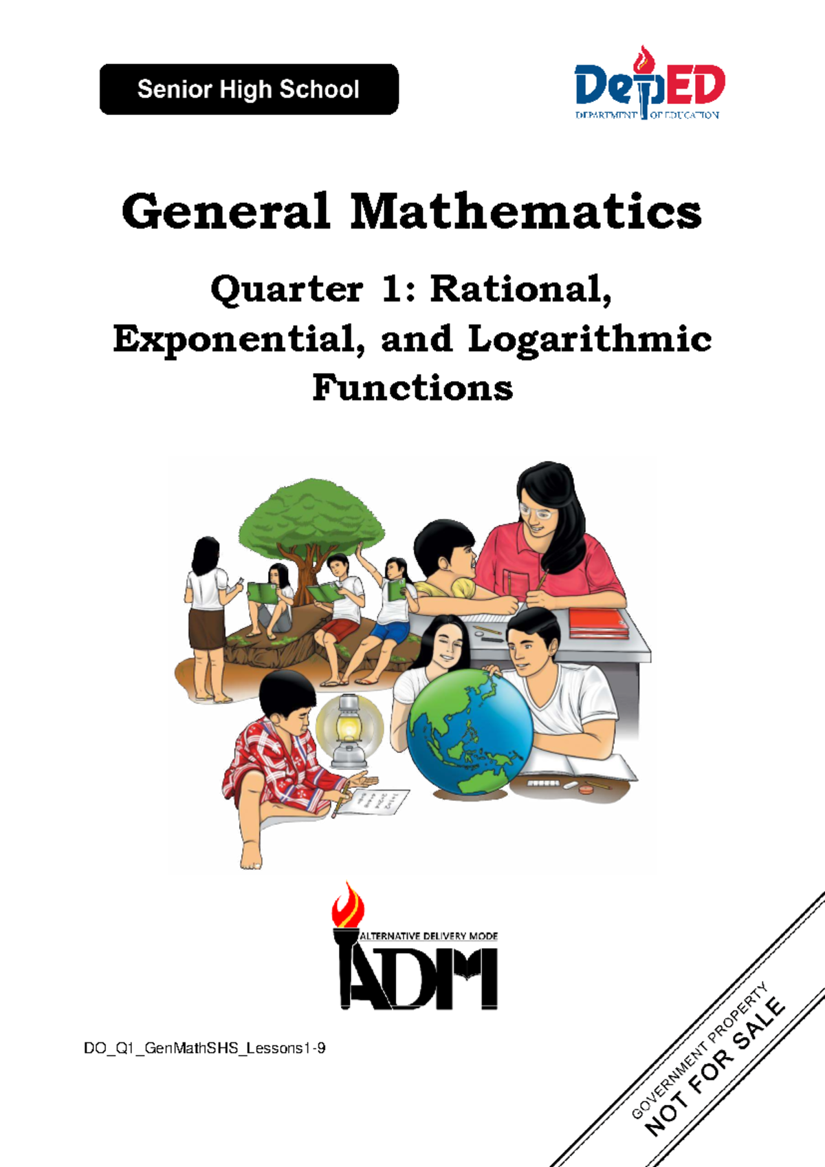 General Mathematics Grade 11 Q1: Rational, Exponential & Logarithmic ...