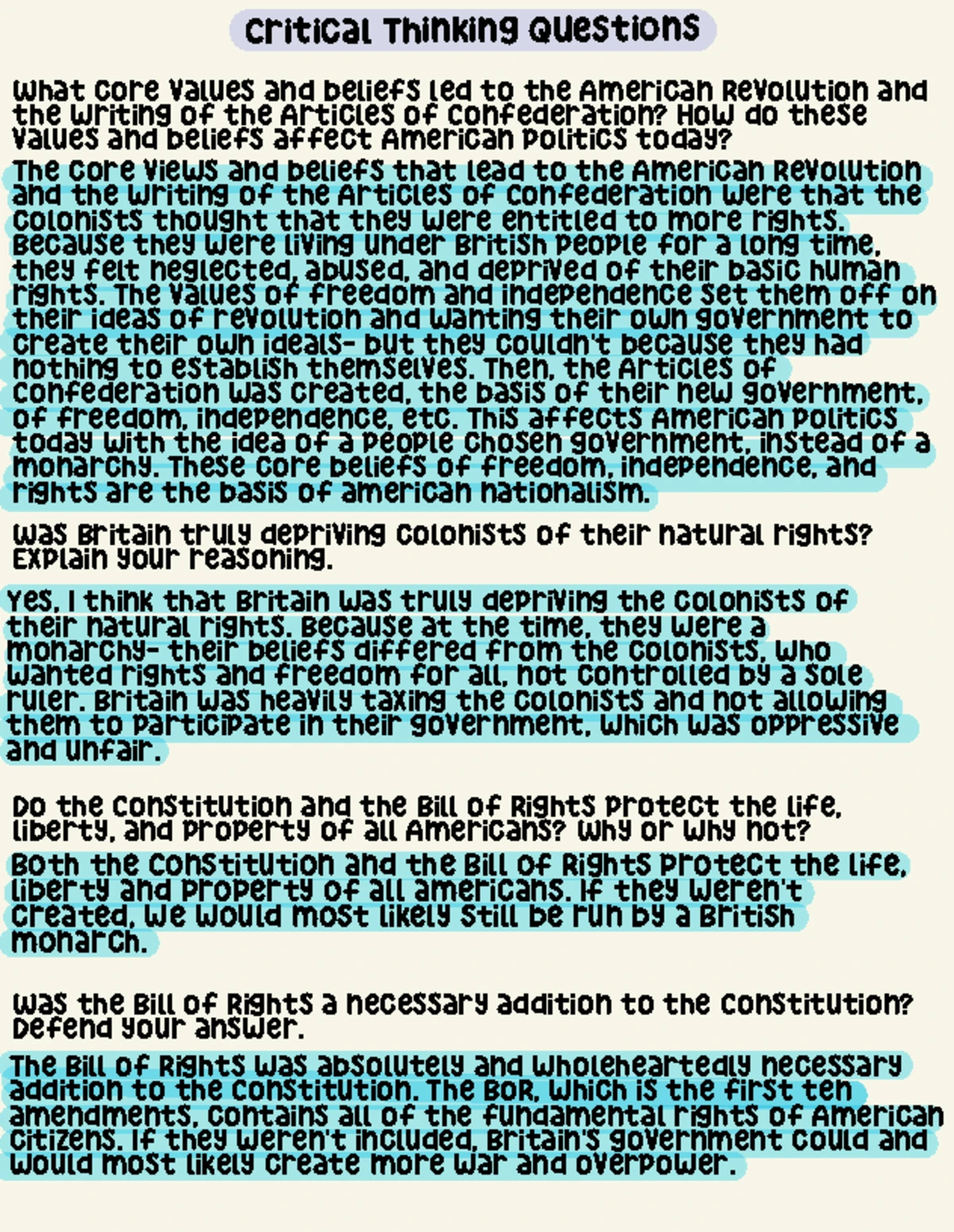 Chapter 1 - American Government and Civic Engagement - Critical ...