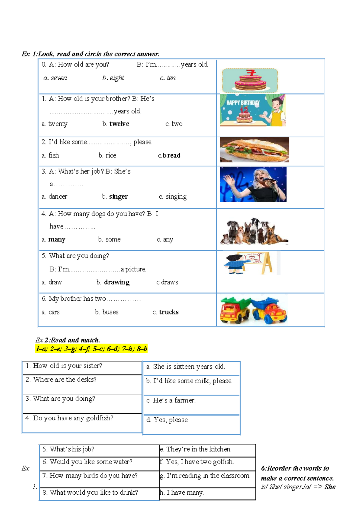 E3 HK2 - English Exercises: Reading & Comprehension Activities - Studocu