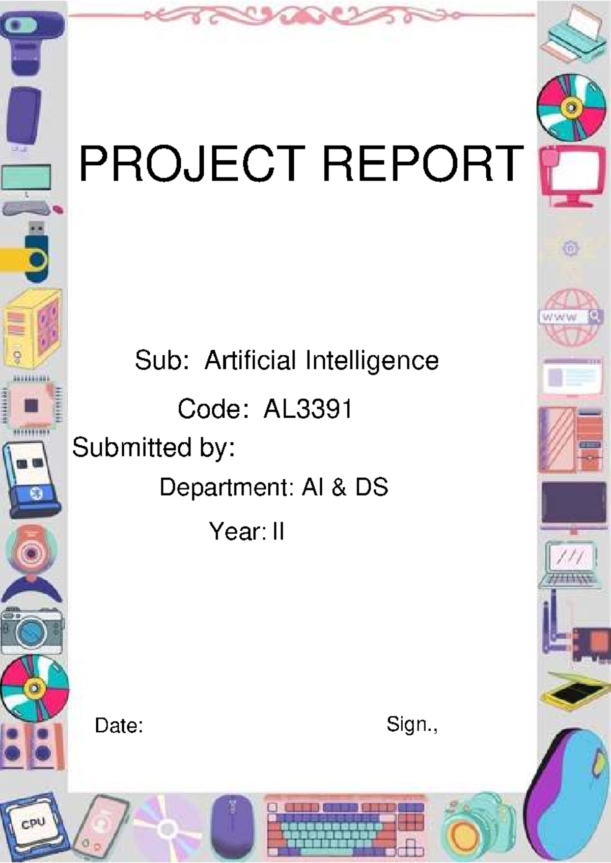 College Result Analysis System Project Report - AL3391 - Studocu