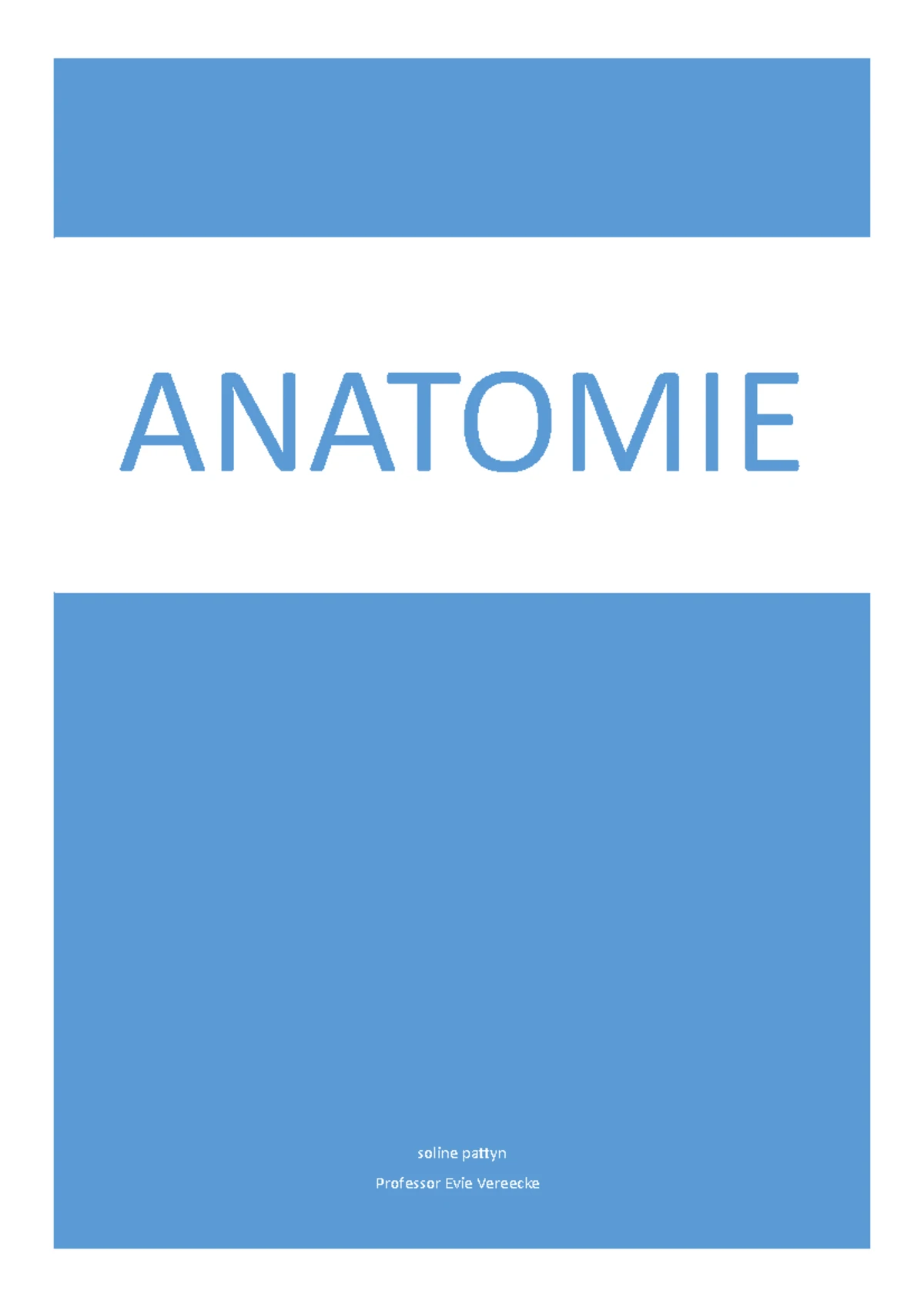 Anatomie Practicum 1 - De processus transversus heeft 3 uitsteeksels ...