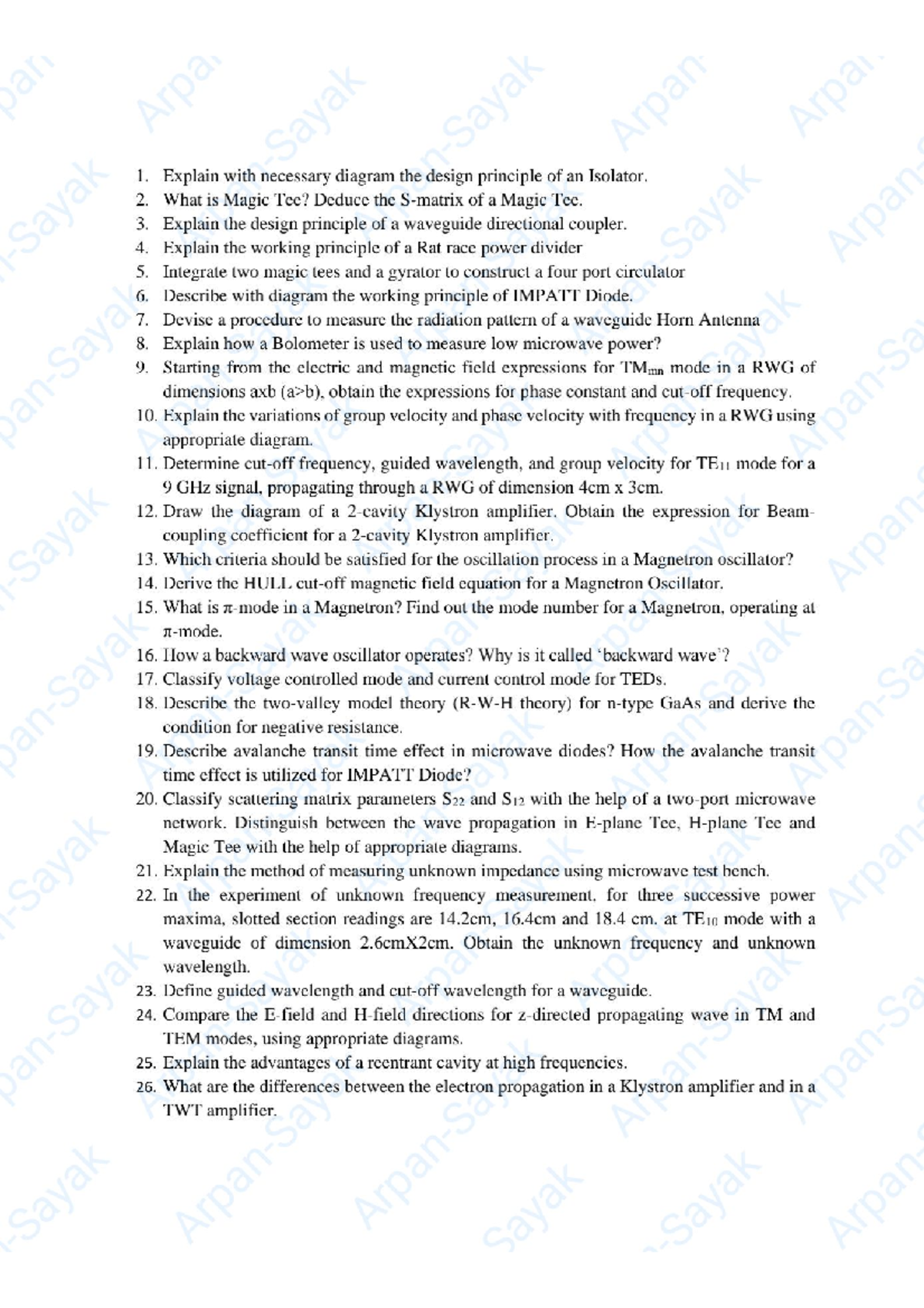 MWE Question Bank: Comprehensive Questions with Solutions - Studocu