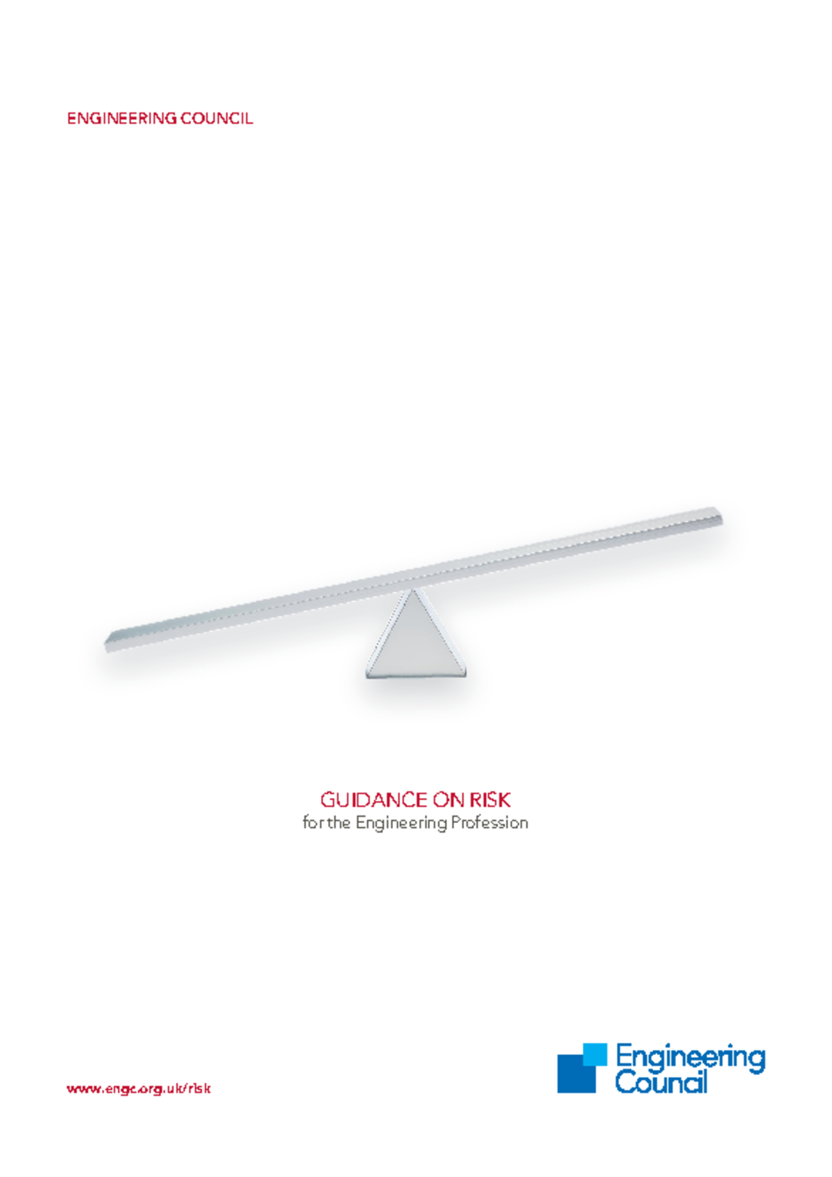4. Guidance on Risk - Engineering risk - GUIDANCE ON RISK for the ...