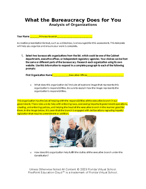 The legislative branch assignment template - The Legislative Branch ...