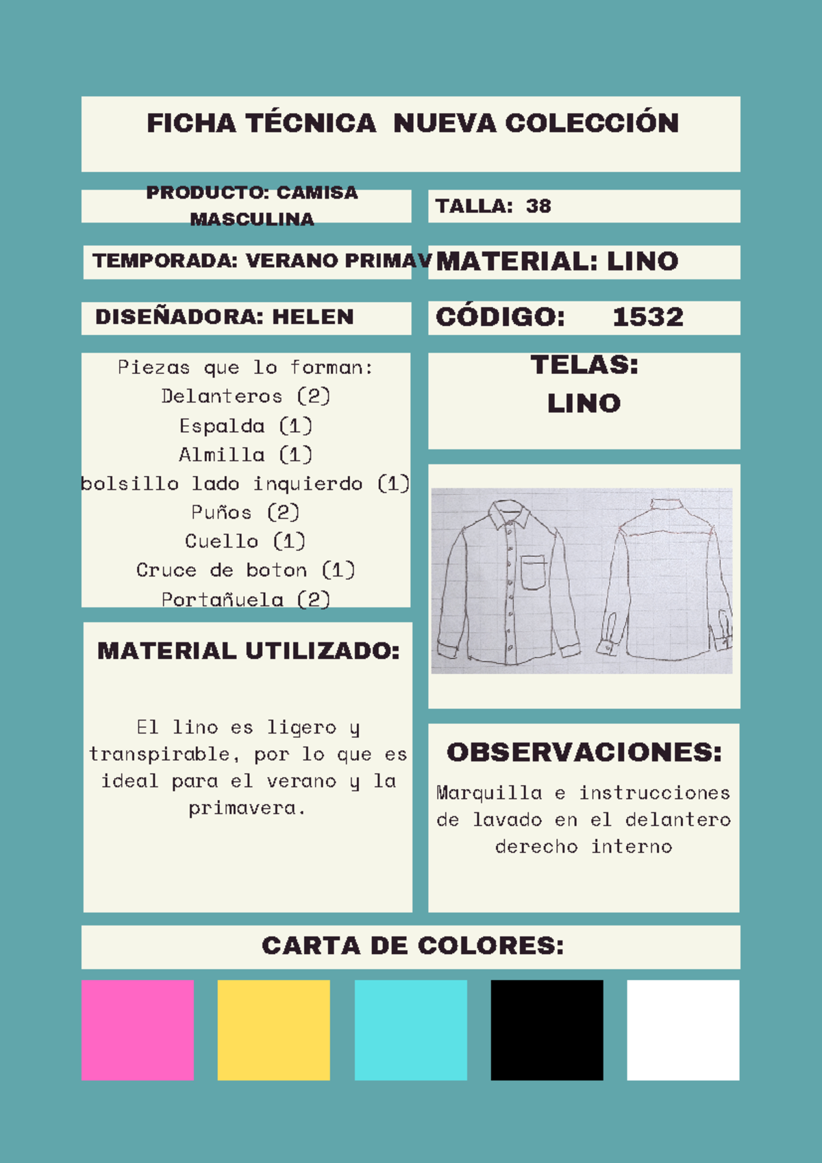 Ficha técnica de diseño de prendas GA2-290601216-AA1-EV03 - Studocu