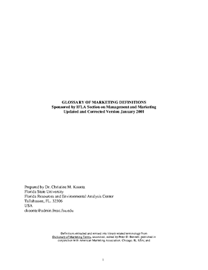 Bivariate Analysis Formulas Sheet - Data Analysis: Chapter 2: Bivariate Analysis I. Pearson ...