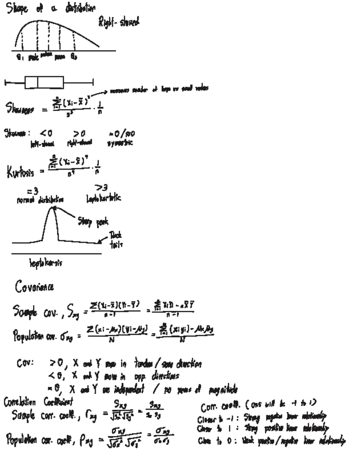 Statistical Concepts: Distribution, Skewness, and Correlation (Intro to ...