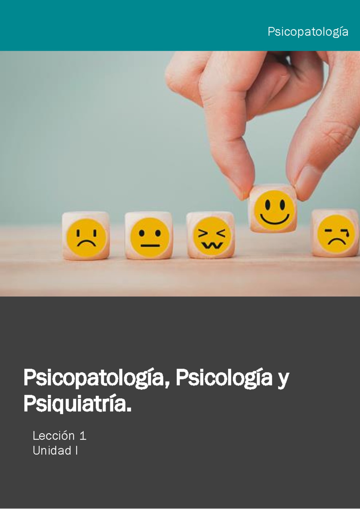 U1-1 Psicopatología - para estudiar - Psicopatología Psicopatología, Psicología y Psiquiatría ...