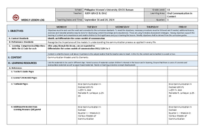 Module-5 - SHS Contemporary Arts from the Region Module 5 Contemporary ...