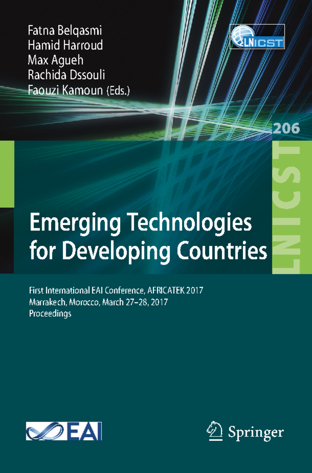 Proceedings of AFRICATEK 2017: Emerging Technologies for Development ...