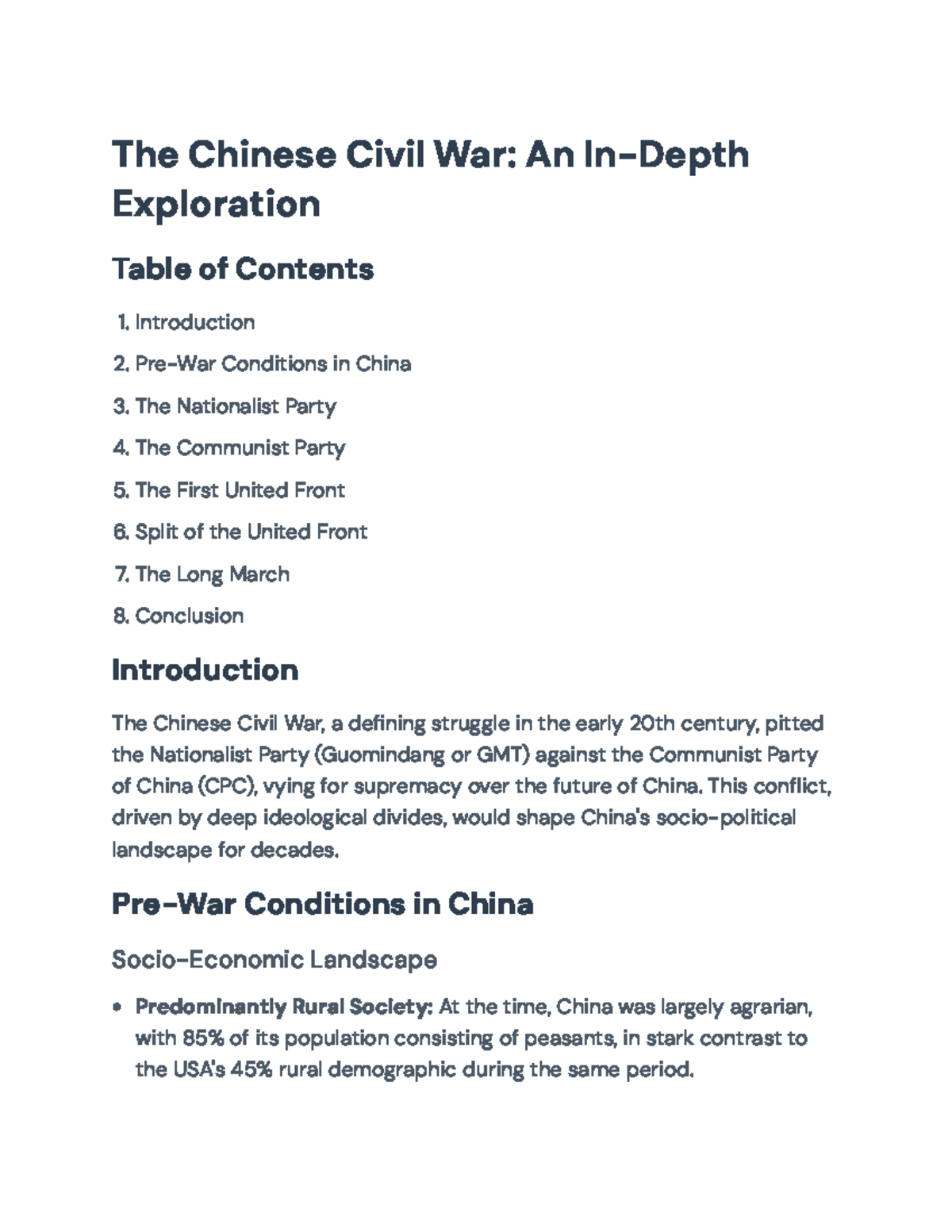 The Chinese Civil War: Key Ideologies and Historical Impact Analysis ...
