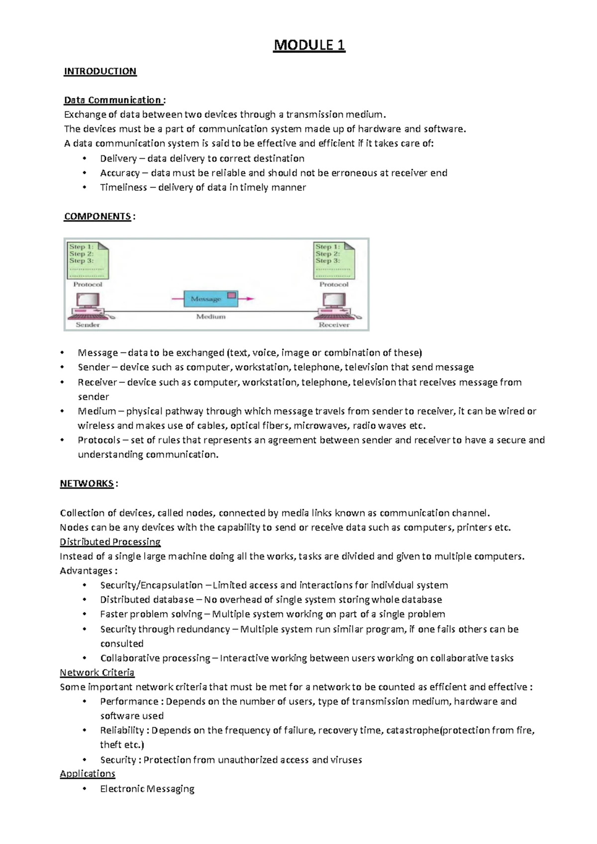 Data Communication 3&4: Multiplexing Techniques Overview - 4th Sem - Studocu