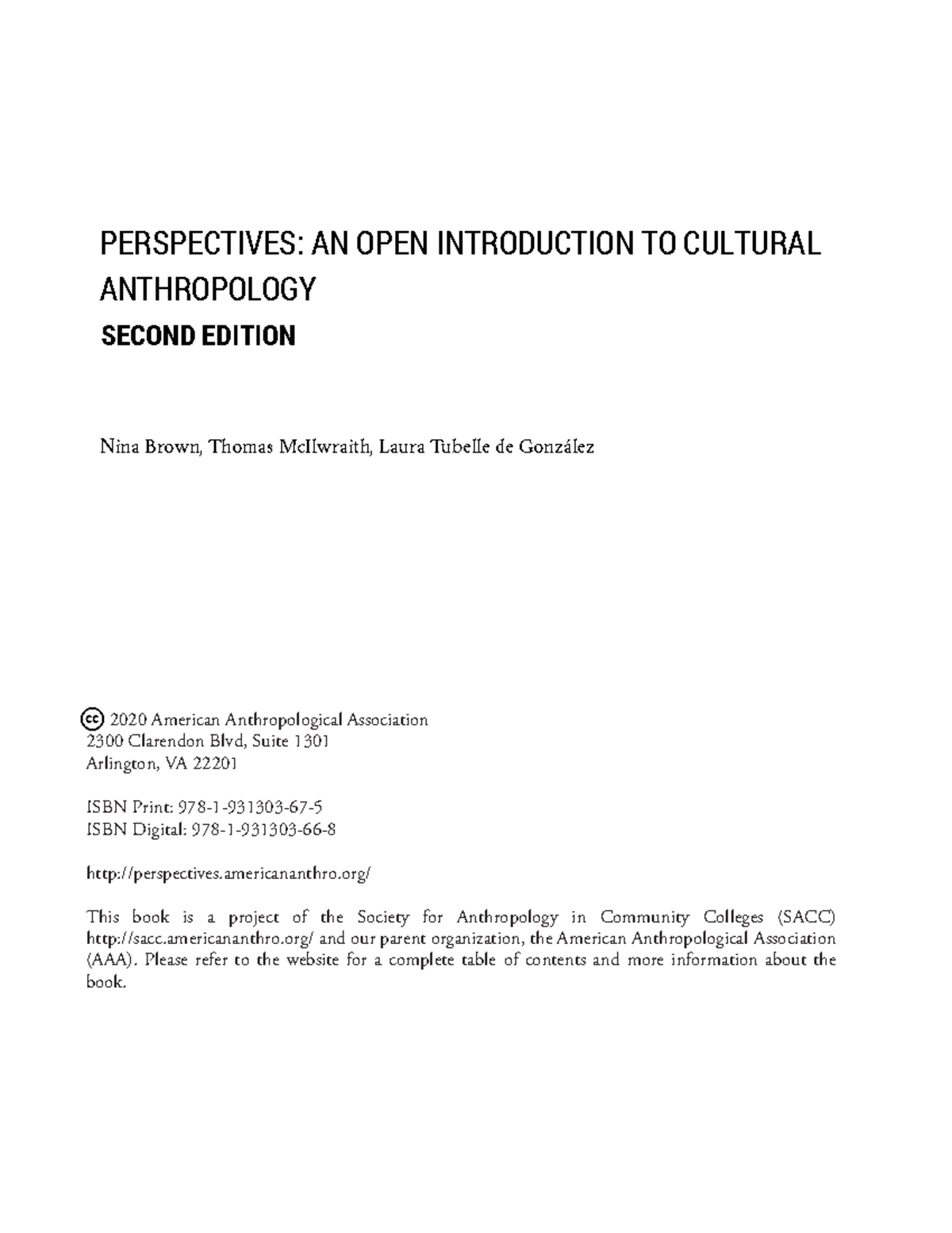 Introduction to Cultural Anthropology: Key Concepts & Perspectives ...