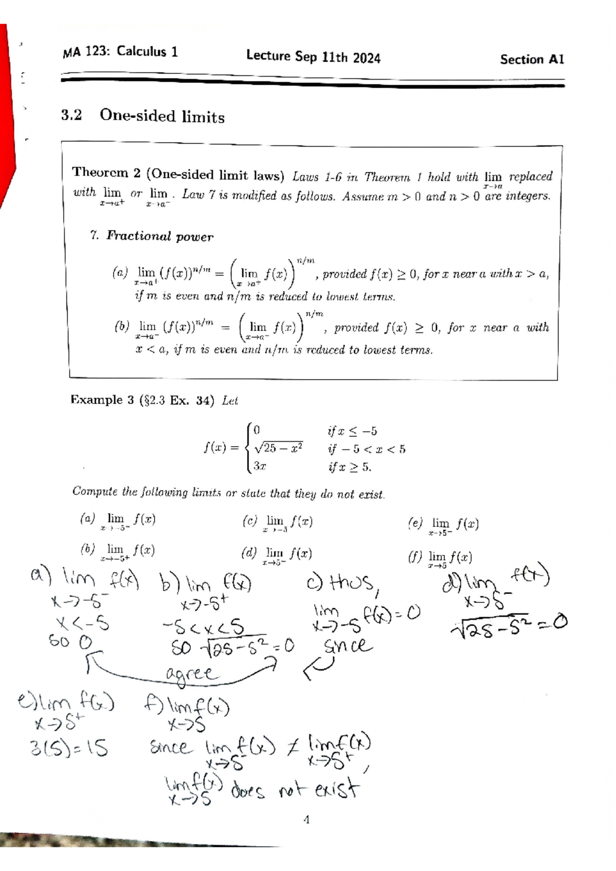 913 Lecture 32 42 Techniques For Computing Limits Continued