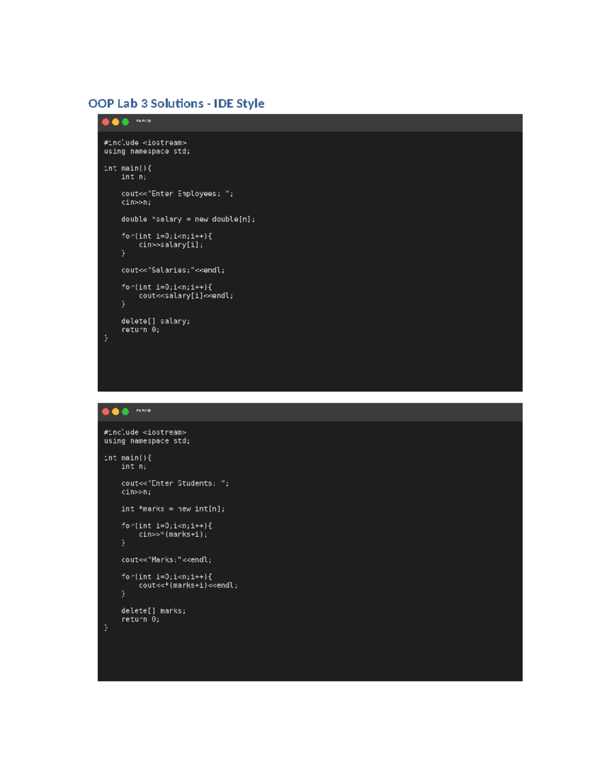 OOP Lab3 - Practice material for Oop labs - Object Oriented Programming ...