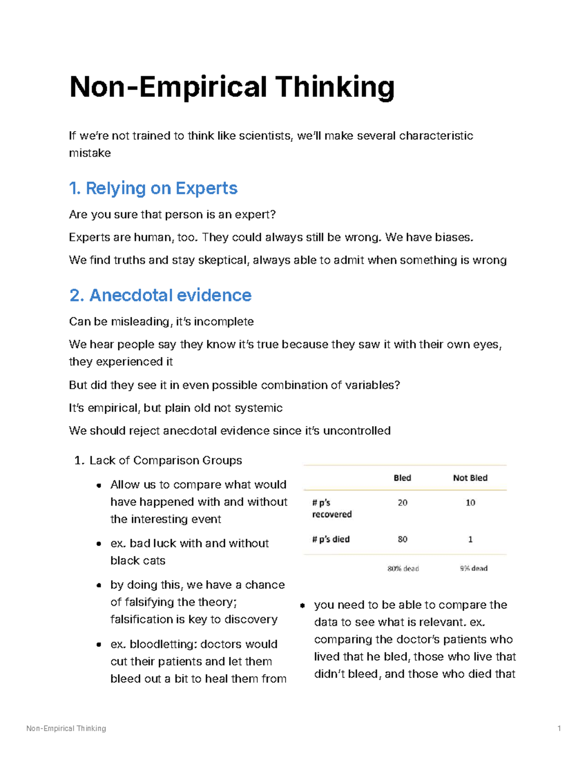 Non-Empirical Thinking: Understanding Cognitive Biases and Scientific ...
