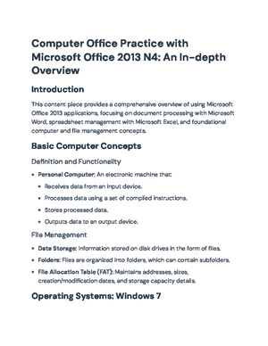 [Solved] office practice N4 topic 1 - Public management - Studocu
