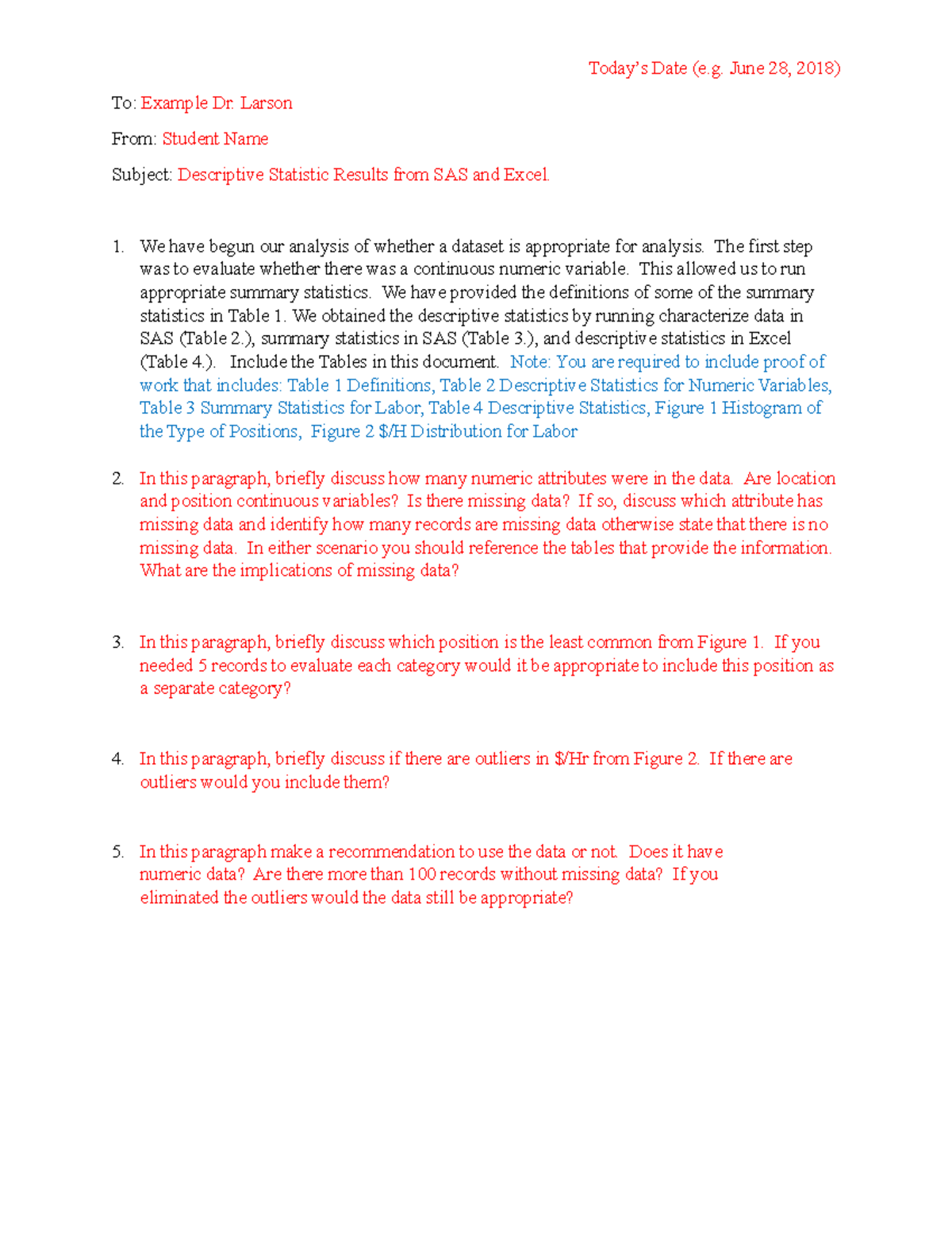 DAX2 Report Example (Fall 2020) ver2 - Today’s Date (e. June 28, 2018) To: Example Dr. Larson ...