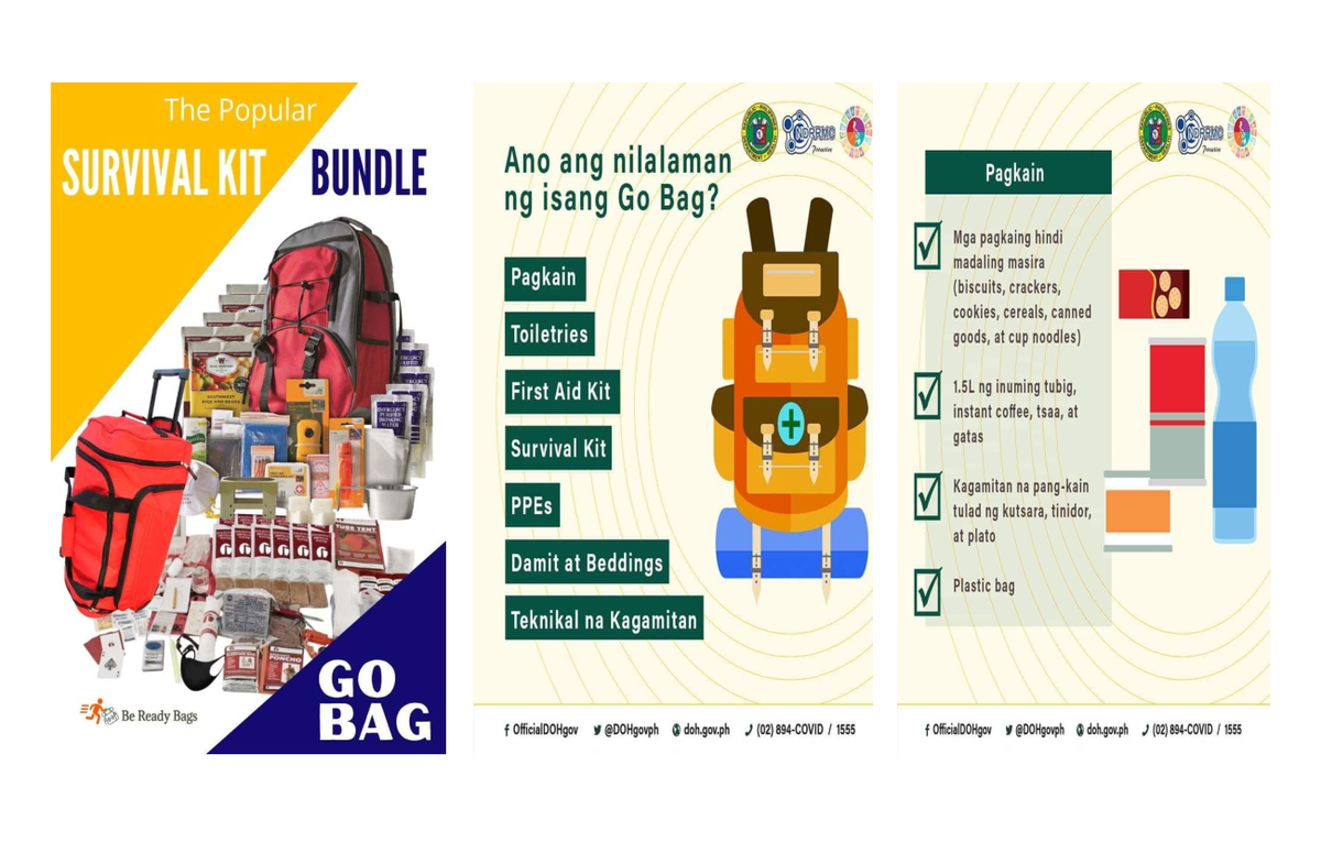 NDRRMC Preactive Survival Kit Guide - Go Bag Essentials - Studeersnel