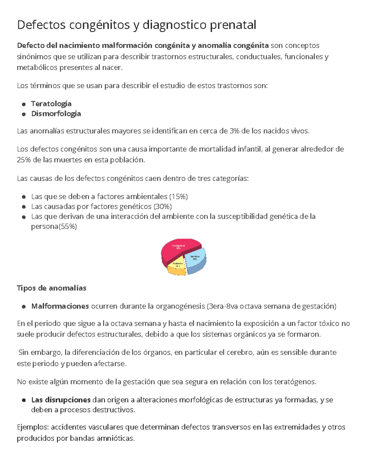Defectos congénitos y diagnostico prenatal - Defectos congénitos y ...