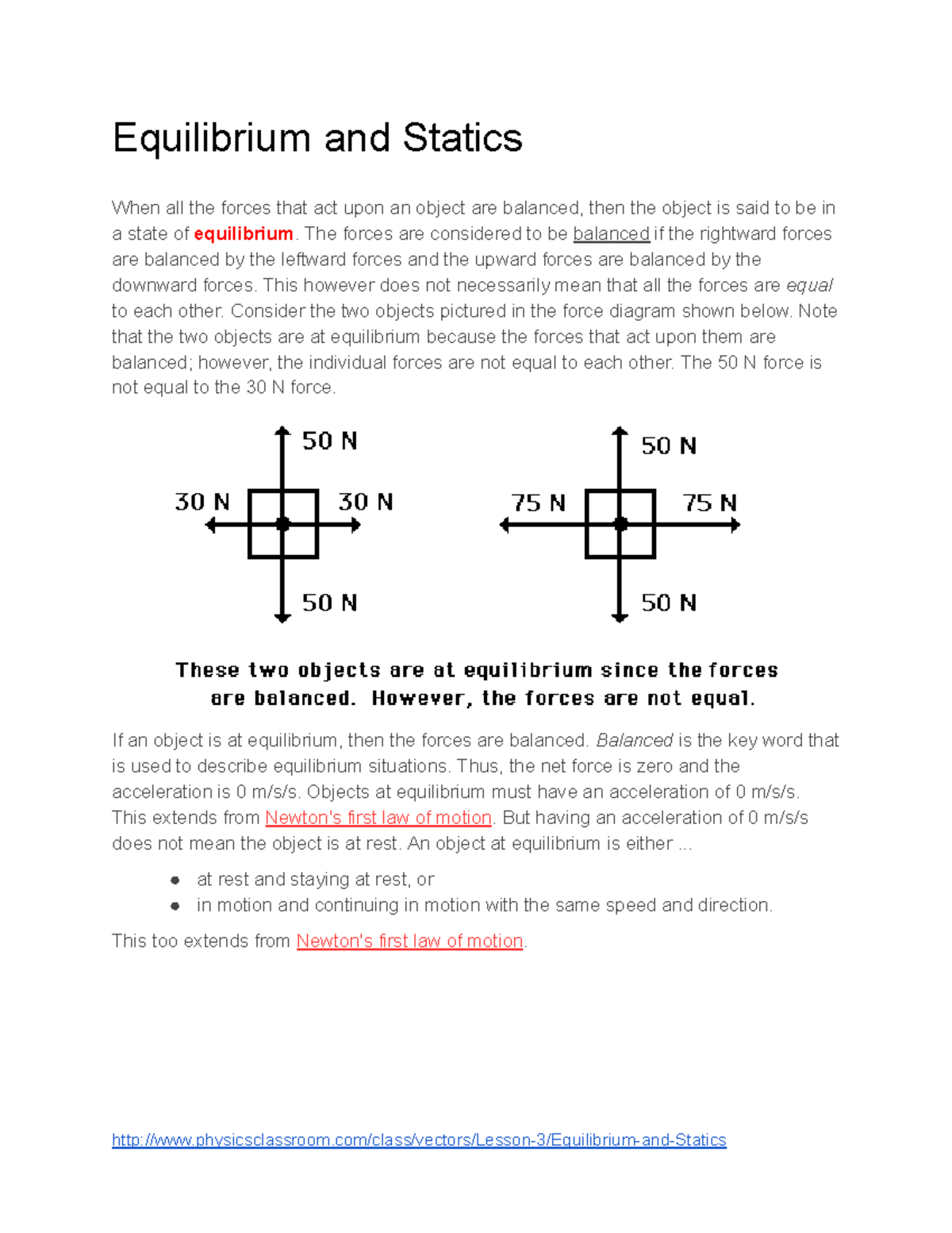 Analyzing Equilibrium and Statics in Physics (Course Code: 08350) - Studocu