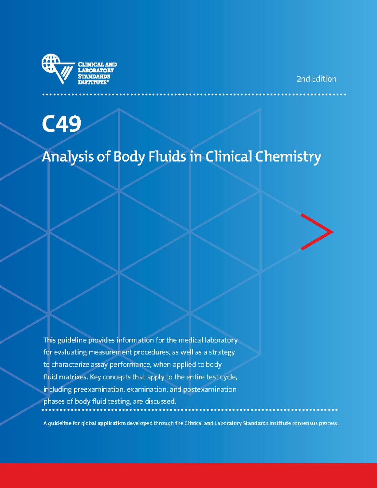 CLSI C49: 2nd Edition Guidelines for Analyzing Body Fluids in Clinical Chemistry - Studocu