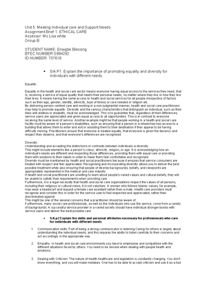 Unit 8- Coursework 1 - P1: Explain how a large business recruits and selects giving reasons for ...