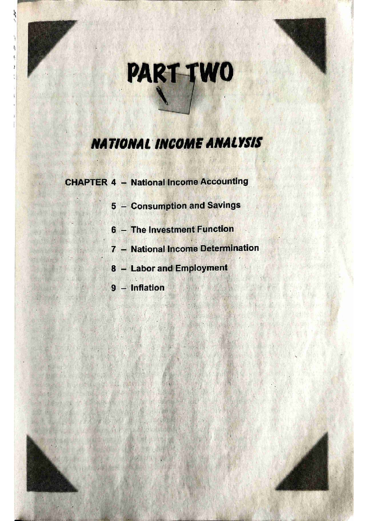 Chapter 4: National Income Accounting (ECON 101) - Key Concepts and ...
