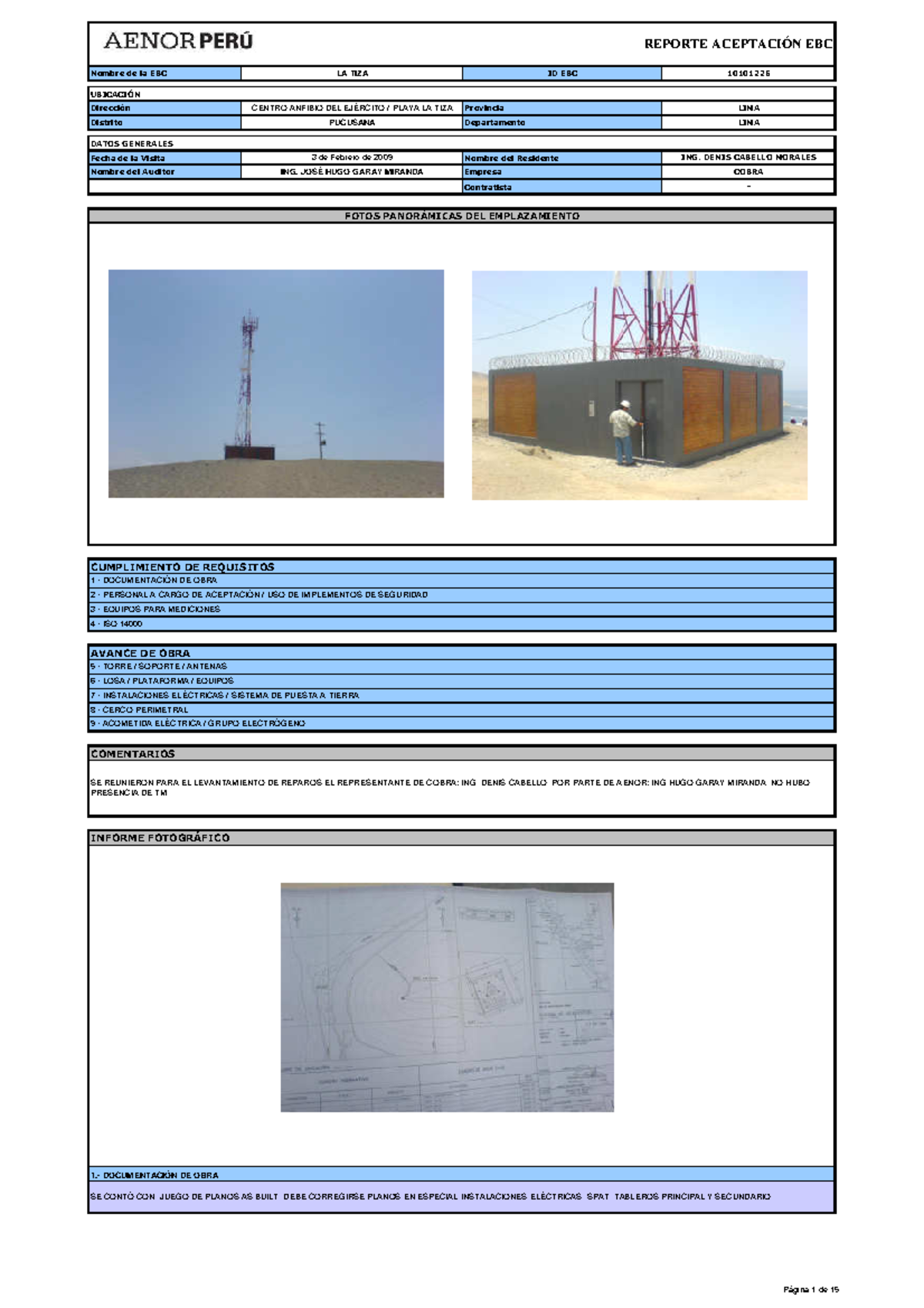 Reporte de Aceptación EBC 10101226 - Playa La Tiza - Studocu