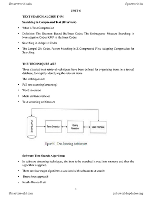 Unit 3 irs - Irs notes - UNIT 3 Classes of Automatic Indexing ⇒ ...