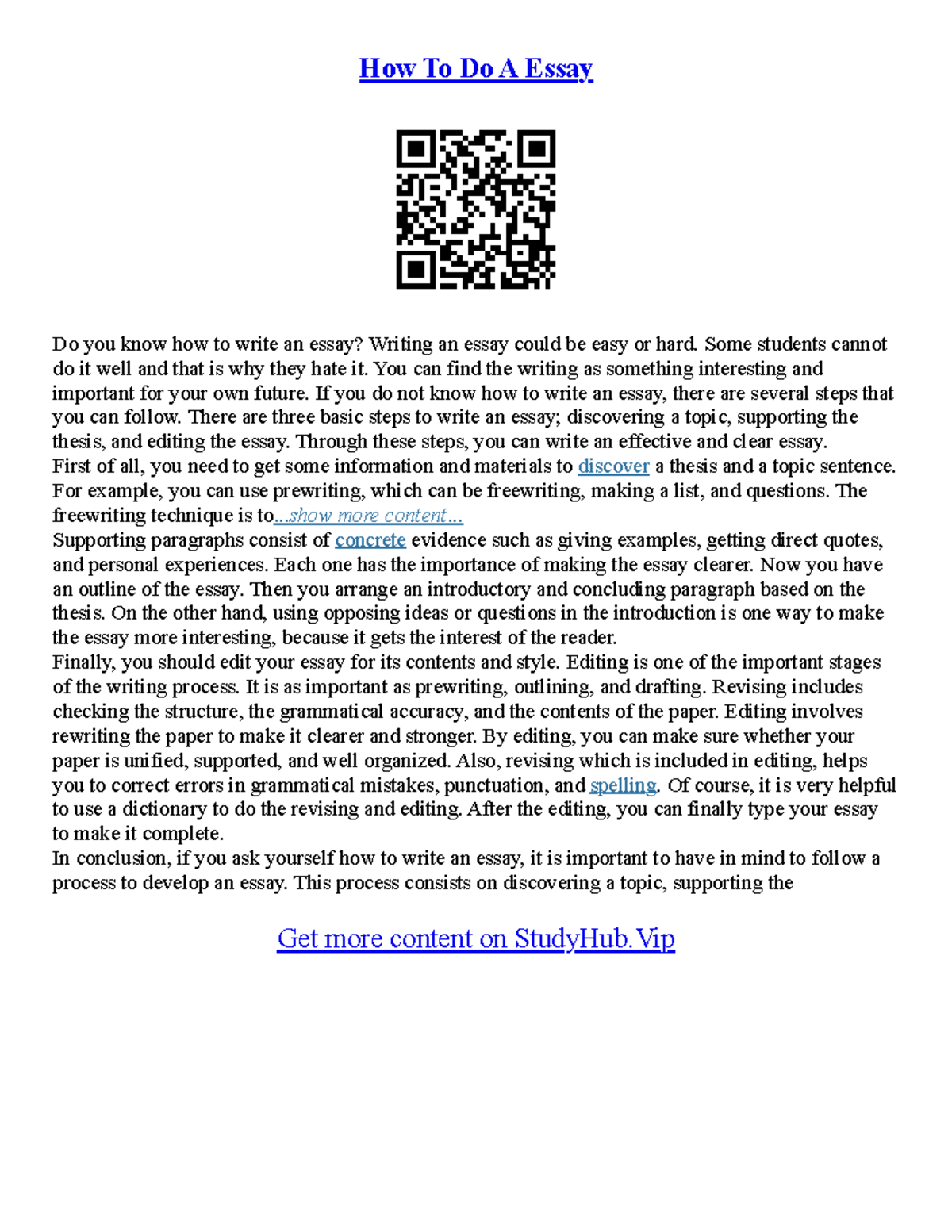 Type Your Essay - How To Do A Essay Do you know how to write an essay ...