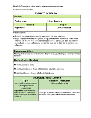 Actividad 07. Elabora una Bitácora Orden de Pensamiento (OP) - Bitácora ...