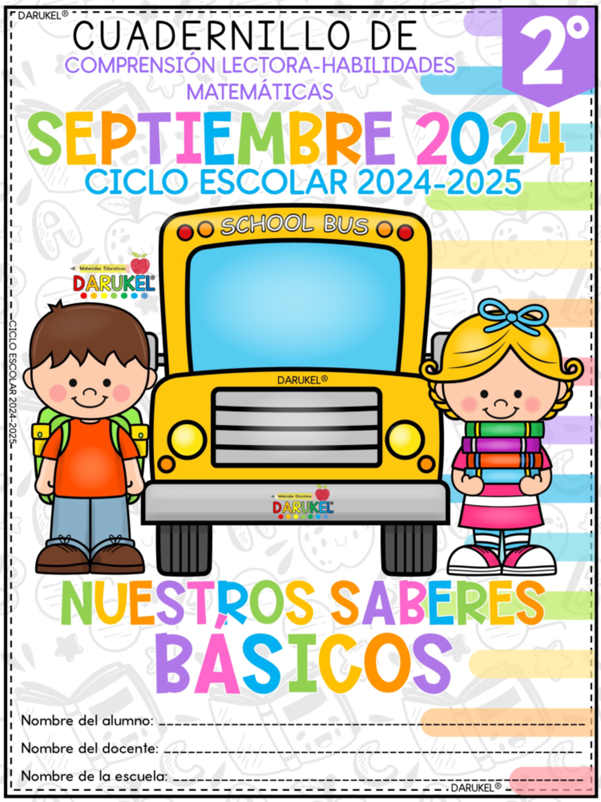 Cuadernillo de Comprensión Matemáticas 2024 - DARUKEL R - Studocu