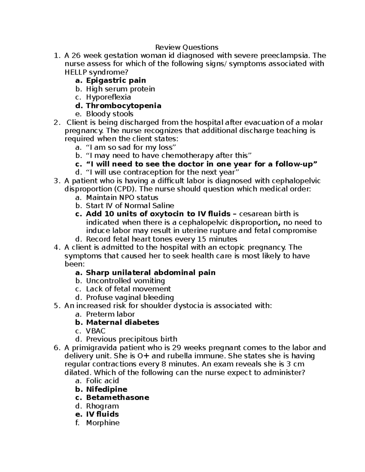 HCPCS Level II Coding: Exam Questions & Answers (D O C LA U R A 5 ...