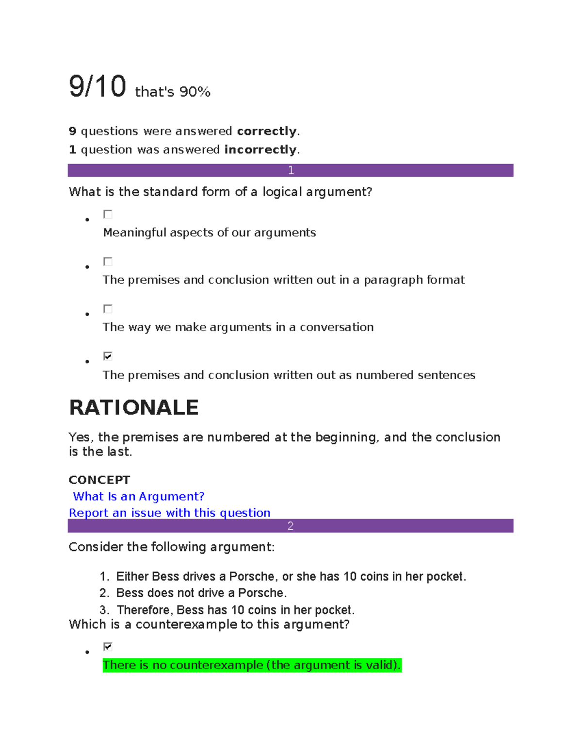 Sophia Intro to Critical Thinking Unit 2 Milestone Review - Studocu