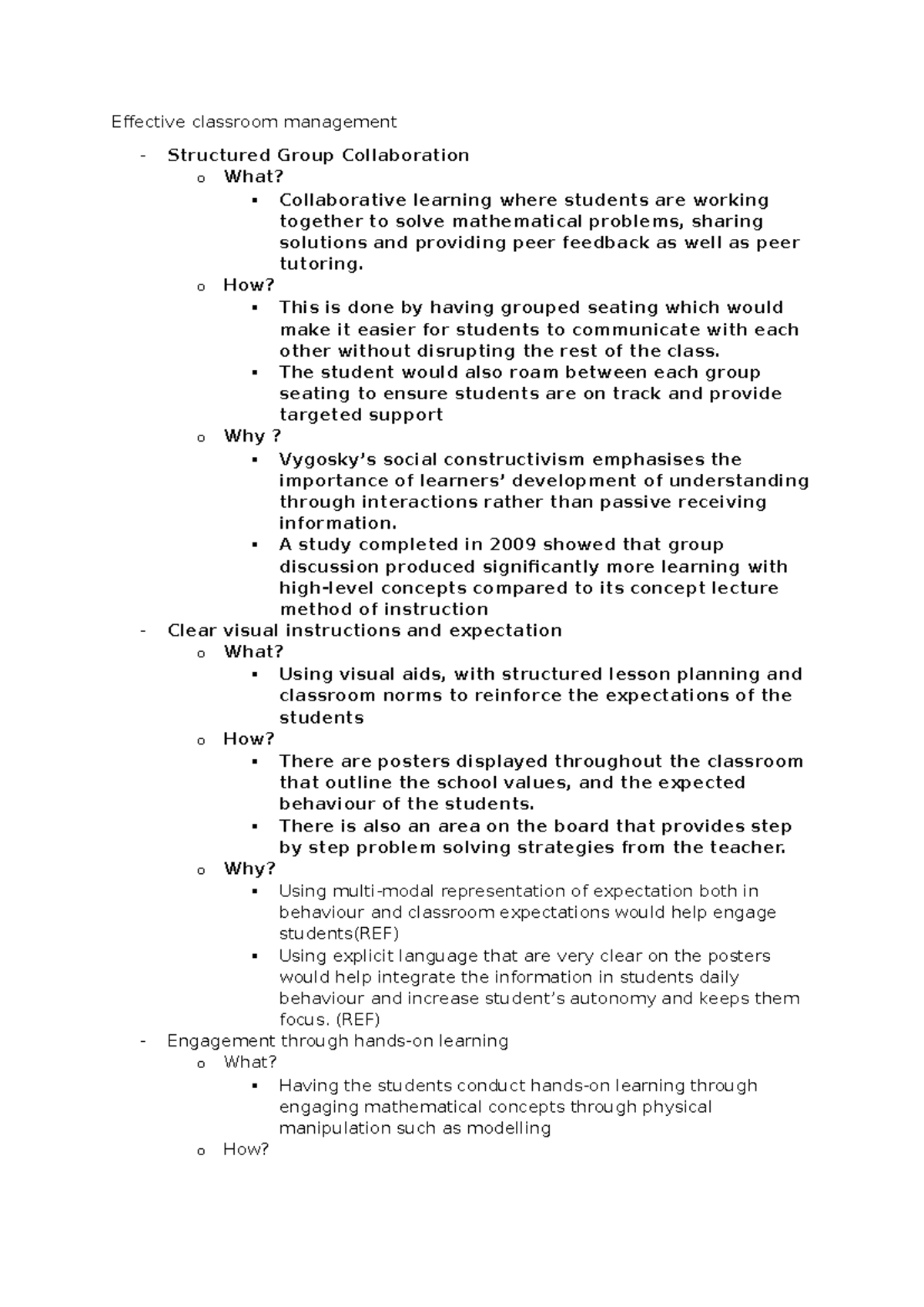 Effective Classroom Management Strategies for Collaborative Learning ...