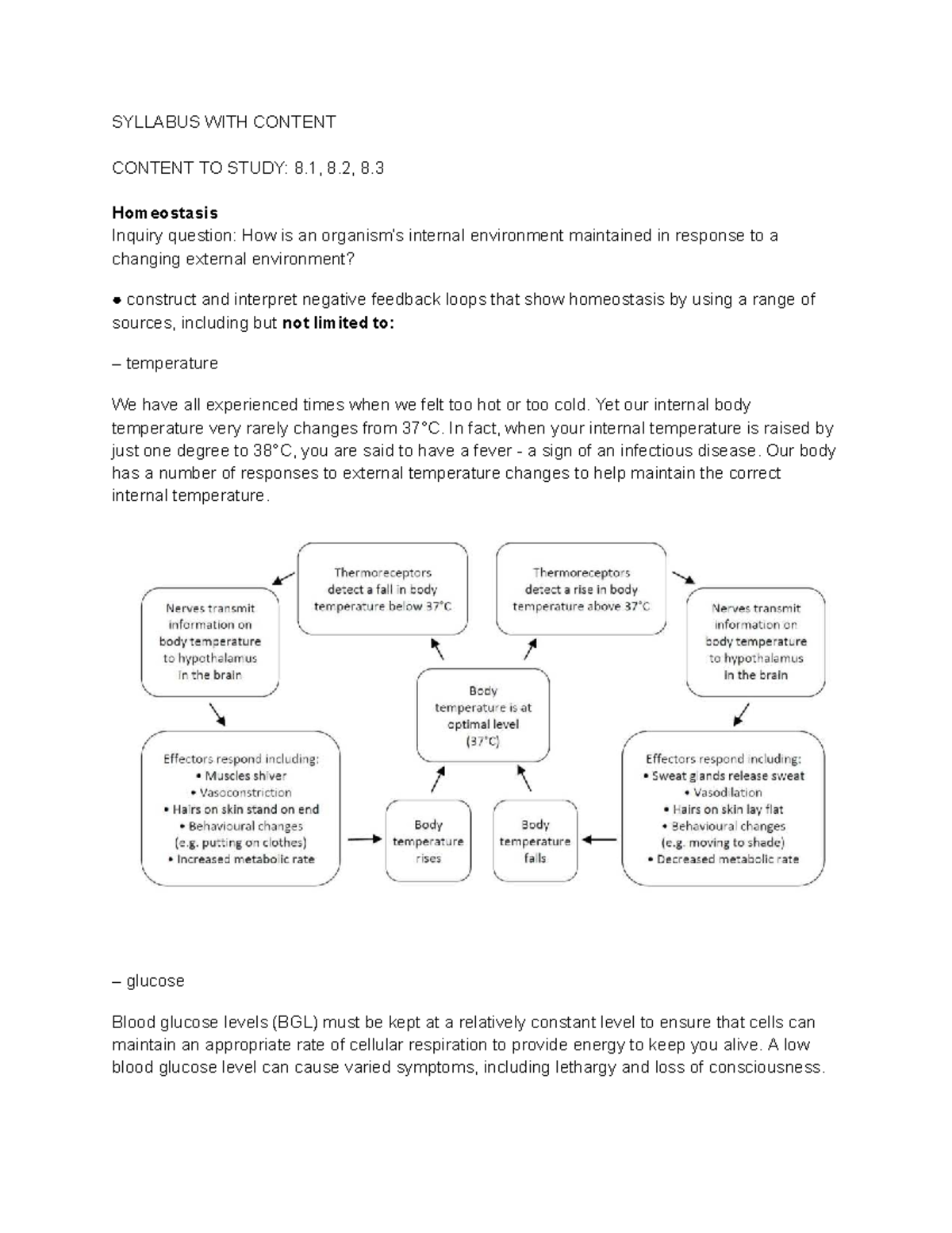 Bio Mod 8 Final Exam: Homeostasis & Feedback Mechanisms - Studocu