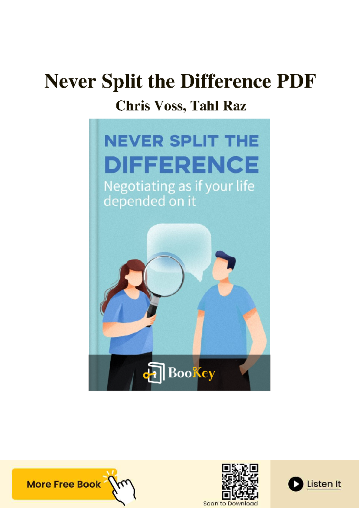 Never Split the Difference: Key Insights from Chris Voss' Negotiation ...